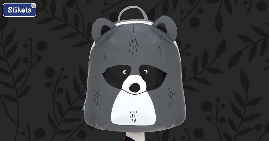 Wasbeer Mini-rugzak van Lässig Aanpasbare - Stikets