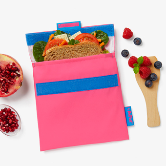 Sac à goûter rose fluo - Stikets