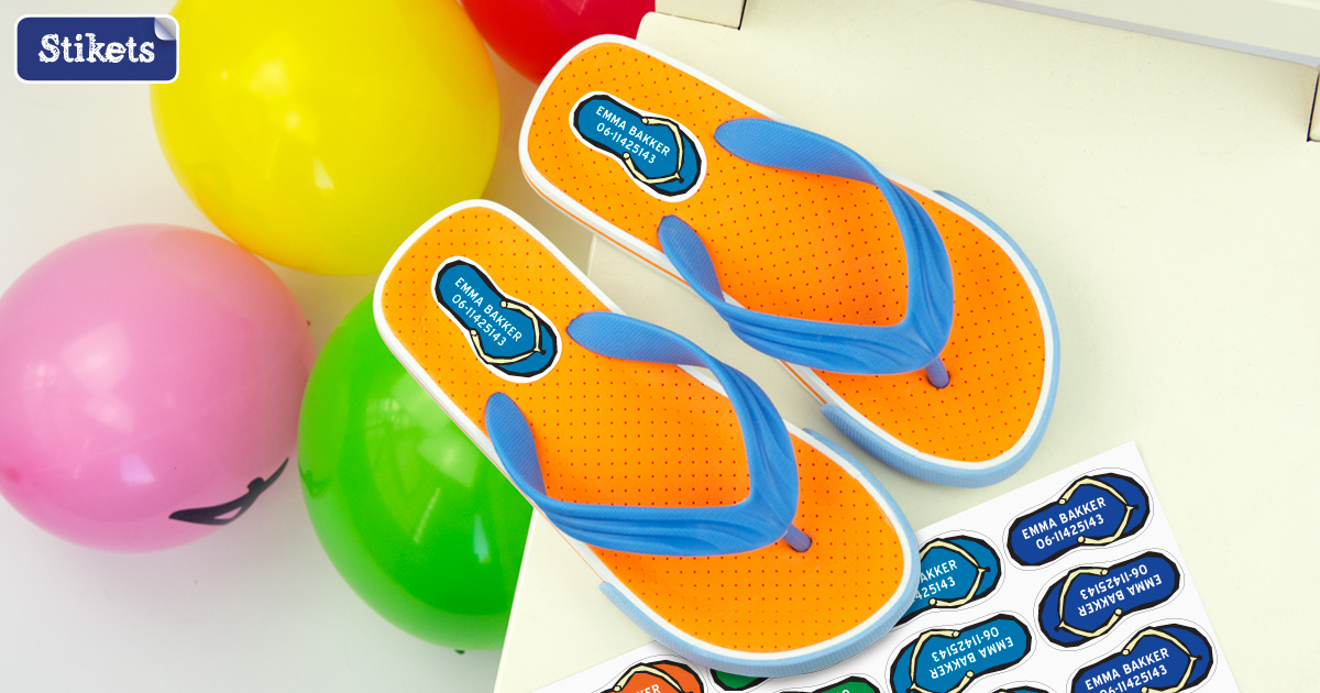 Slippers schoenlabels - Stikets